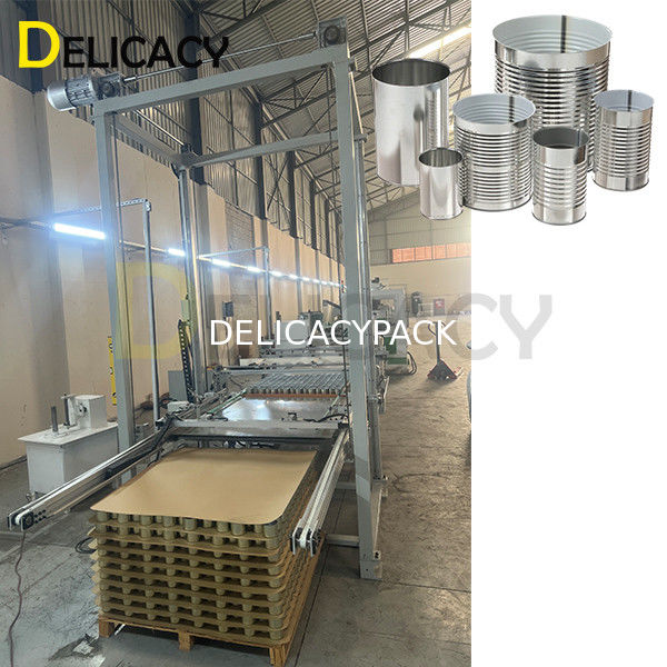 Efficiency And Streamline Production Tin Can Making Machine Palletizer