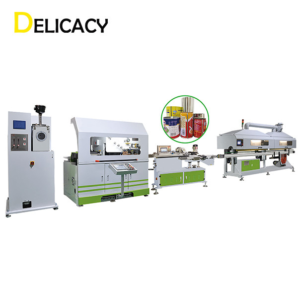 75Kw 5L Tin Can Production Line , Powder Coating Chemical Can Making ...