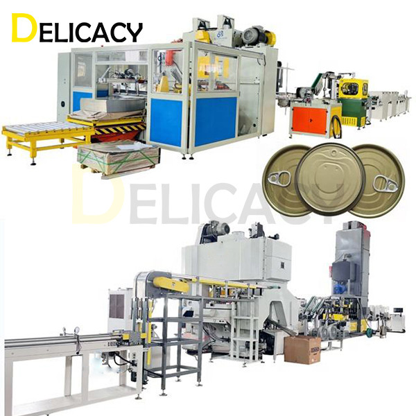High Speed Aluminum EOE Lid Making Machine For Beverage Cans